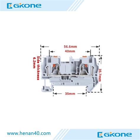 Spring Connection Rail Mounting Terminal Block Wire Connection Terminal Block Spring