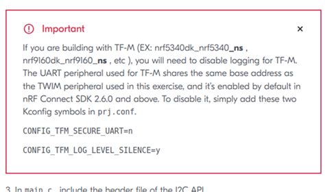 nrf5340 dk assigning pins for i2c generates fatal error busfault