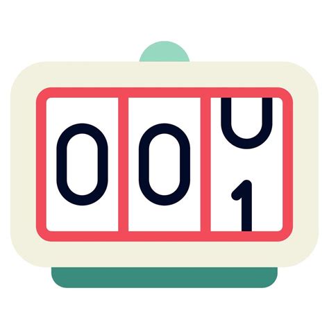 Countdown Time And Date Icon Illustration Vector Art At Vecteezy