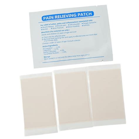 Pain Relieving Paste Patchpain Relief Patches 30 Muscle Soreness