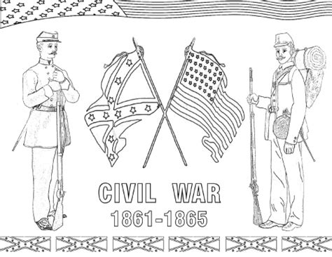 Civil War Coloring Article Download