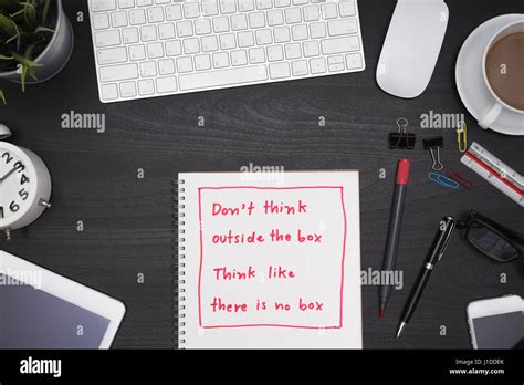 Think Different Business Concept Do Not Think Outside The Box Think