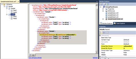 Biztalk The Difference Between Group Max Occurs And Max Occurs