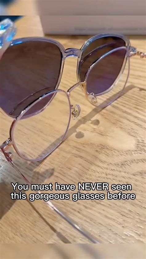 Gorgeous Clip On Glasses Super Cool In Summer Video Classy Glasses