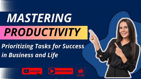 Mastering Productivity Youtube