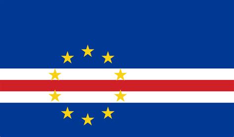 Bandeira De Cabo Verde Para Impressão