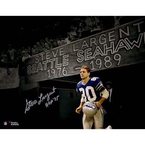 Steve Largent Autographs And Memorabilia Sports Football