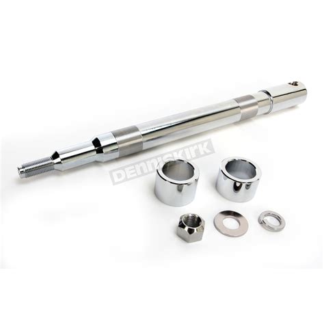 Drag Specialties Chrome Front Axle Kit 0214 0954 For 2000 2007 Harley