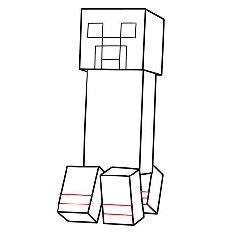 Easy Guide On How To Draw A Creeper From Minecraft