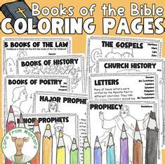Books Of The Bible Printable Free Coloring Shop On Pinterest