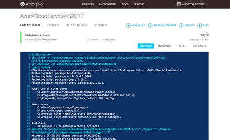AppVeyor GitHub Marketplace GitHub