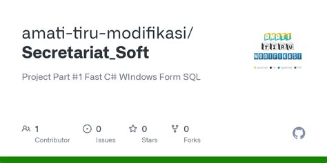 Github Amati Tiru Modifikasisecretariatsoft Project Part 1 Fast
