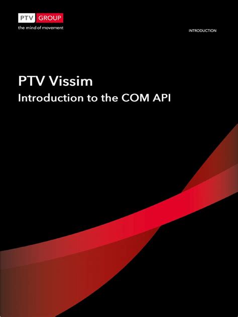 Vissim 2021 Com Intro Pdf Visual Basic For Applications Component Object Model