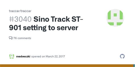 Sino Track St 901 Setting To Server · Issue 3040 · Traccar Traccar