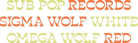 Sub Pop Records — Alana Louise