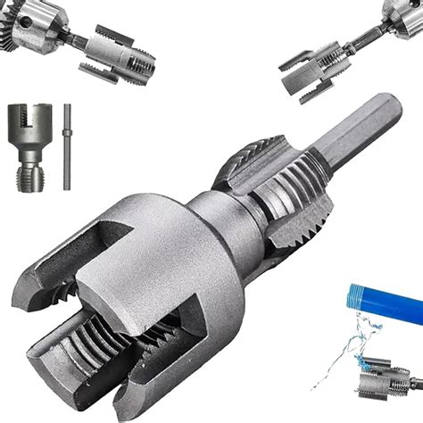 Integrated Internal And External Pipe Threading Tool Dual Function Pipe Thread Cutting Tool 12