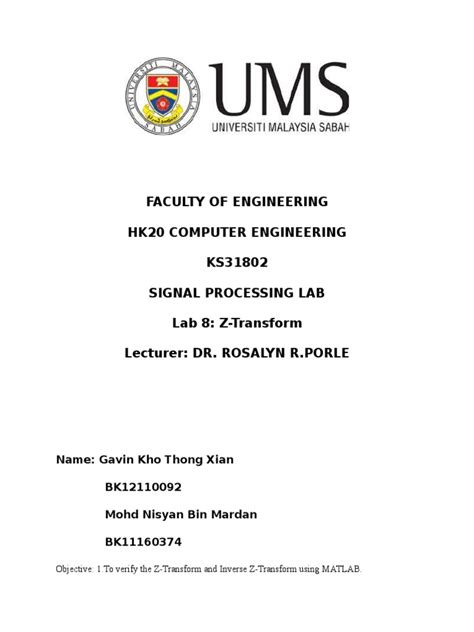 Z Transform Intro Pdf Laplace Transform Mathematical Analysis