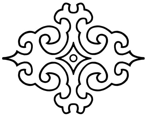 Татарские Узоры Трафарет 69 фото