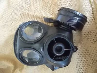 Genuine British Army Sas Issue Combat Respirator Gas Mask S10 Size 1 L