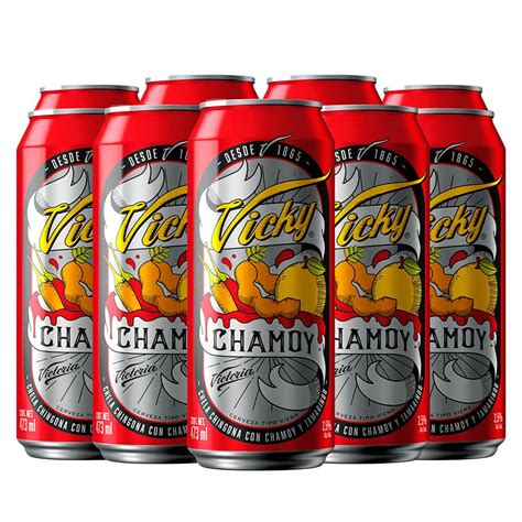Victoria Cerveza Victoria Chamoy Vicky Chamoy 24 Latas De 473 Ml Cu