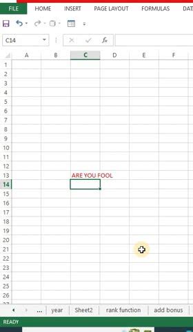 Shorts Excel Prank Tricks Excel Tips Excel Tips Tricks Excel Exceltips Exceltricks