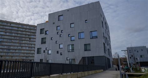 Brussels School Cement Fiber Board Cladding