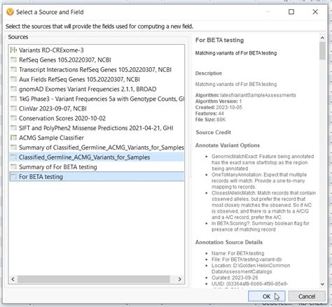 VarSeq Using Compute Functions To Validate Variant Assessments