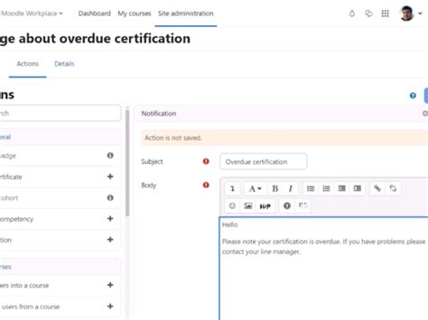 moodle workplace 4 dynamic rules feature