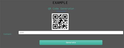 Qr Code Generator Using Html Css And Jquery Online Tutorials
