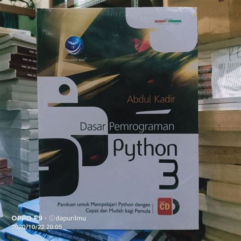 Jual Buku Original Dasar Pemrograman Python Cd Shopee Indonesia
