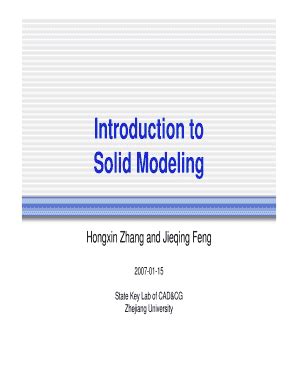 Introduction Of Solid Modeling Cad Zju Edu Fill And Sign Printable Template Online