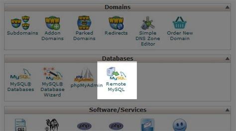 how to setup a remote mysql connection web hosting hub