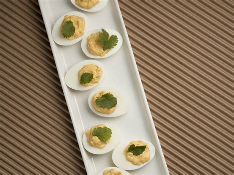 Martha Stewart Halloween Deviled Eggs