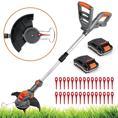 Terratek 20v Electric Cordless Grass Strimmer Garden Trimmer 2