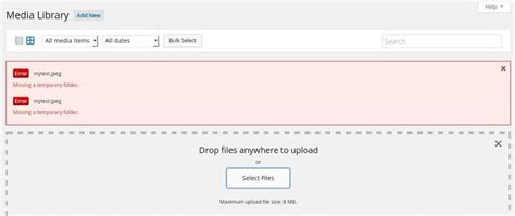 Step By Step Guide To Resolve Wordpress Missing A Temporary Directory Error Readers By Infotheme