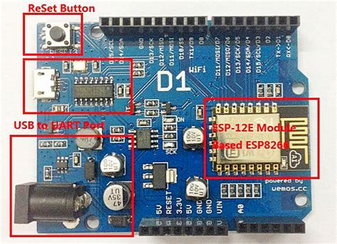 Купить недорого Контроллер с Wi Fi Wemos D1 R2 на Esp8266 Esp 12e в