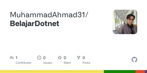 GitHub MuhammadAhmad31 BelajarDotnet