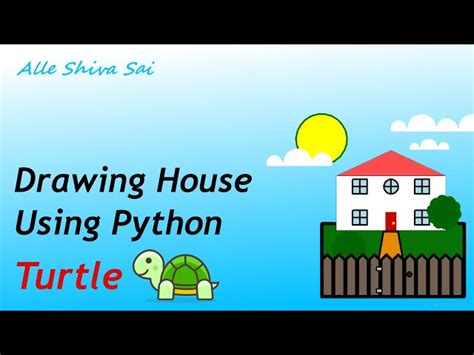 How To Draw A House In Python Idle