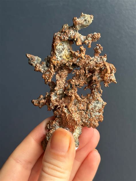 Copper Ore Specimen Raw Cabinet Piece Mineral Collectors Etsy