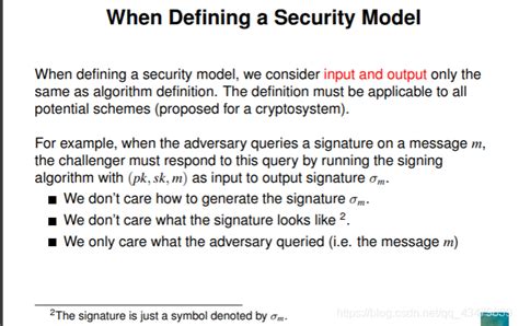 安全规约第一讲：definitions algorithm and security model 安全规约导论pdf csdn博客