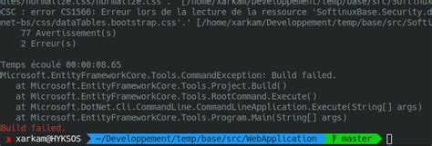 Dotnet Ef Database Update Build Failed Issue SOFTINUX Base GitHub