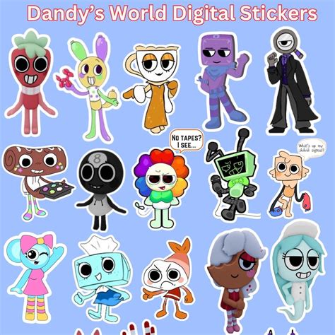 Dandy World Cards Etsy