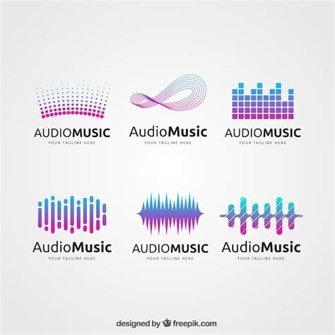 Premium Vector Equalizer Logo Collection With Gradient Style