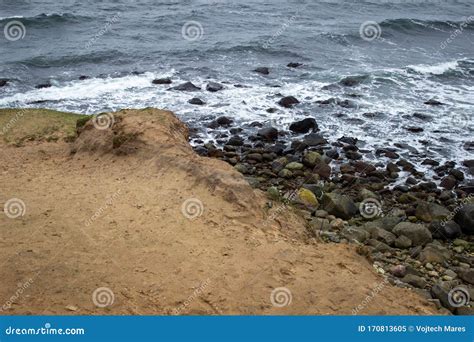 Mommark Strand Coast Beach In The Winter Denmark Stock Image Image