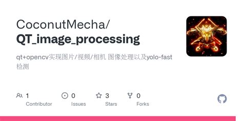 Github Coconutmecha Qt Image Processing Qt Opencv Yolo Fast