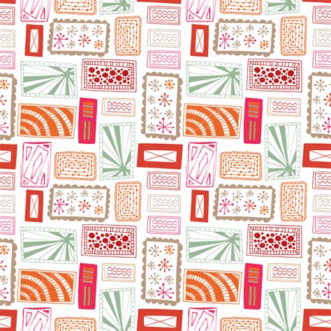 Seamless Vector Repeat Pattern Texture Of Hand Drawn Background Shape Fun Repeat Background