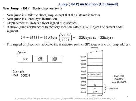 program control instruction pdf