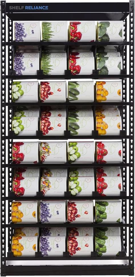 Shelf Reliance Maximizer Large Can Storage Organizer Holds