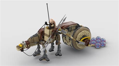 Lego Moc Gungan Grand Army Booma Wagon With Falumpaset By Bigjudge