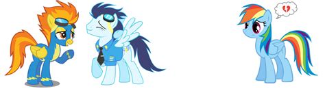 Spitfire And Soarin And Rainbow Dash By Annaart32 On Deviantart